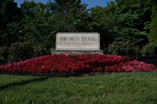 Brown Park Sign - City of St Matthews